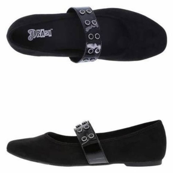 Brash | Shoes | Rare Grommet Strap Comfy Casual Ballet Flats Shoes ...